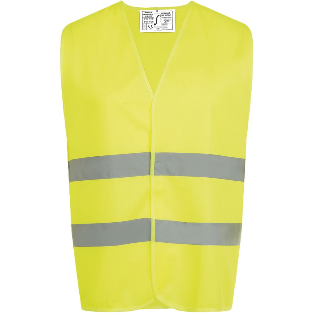 Gilet de sécurité avec broderie ou impression - Sol's Secure Pro 01691