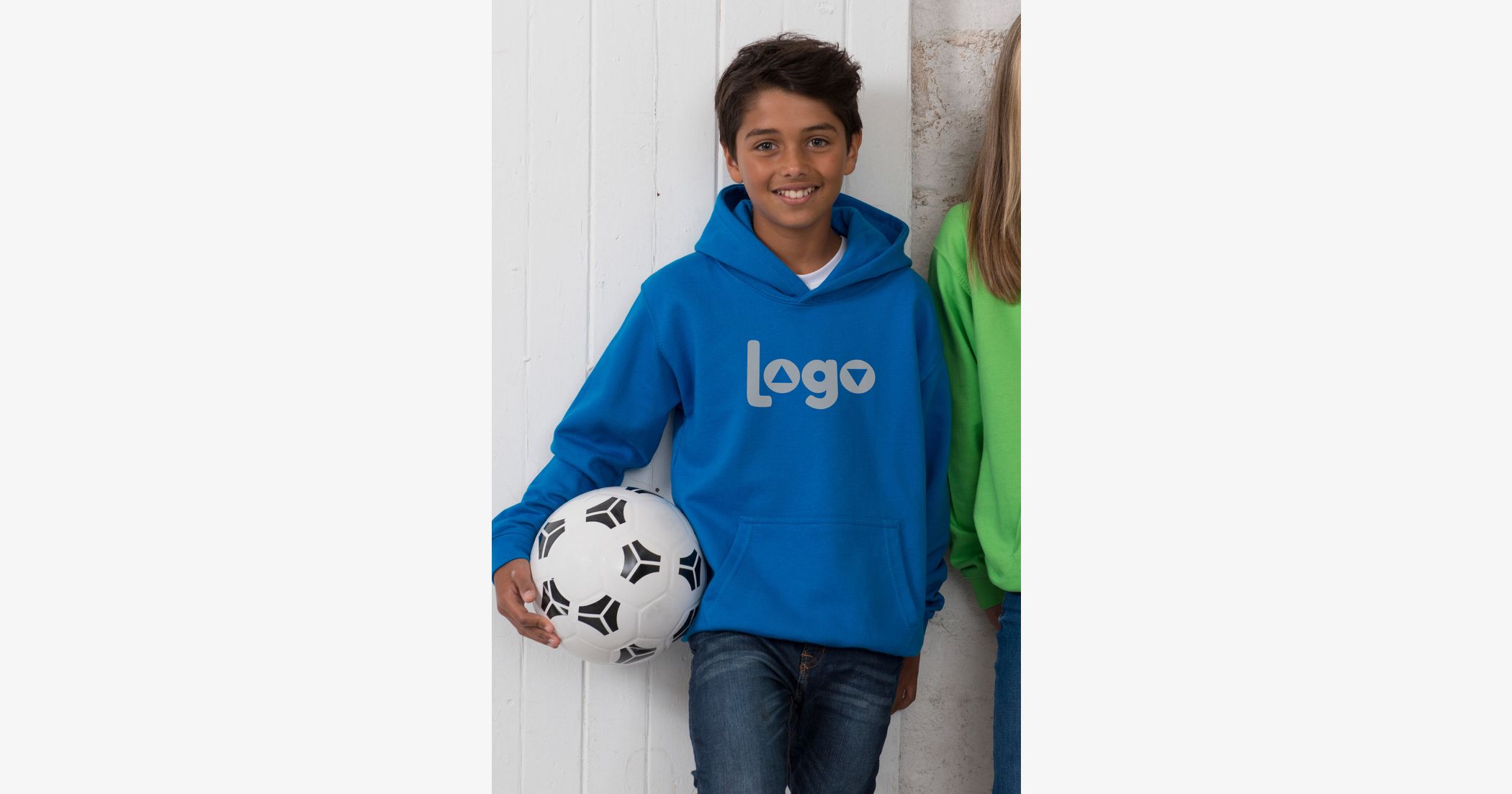 Sweat avec broderie ou impression - AWDis Just Hoods Kids Hoodie JH001J